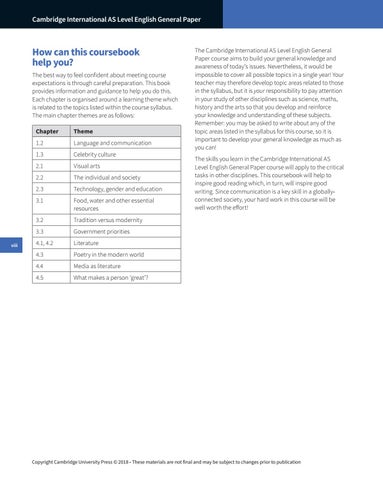 Cambridge International AS Level English General Paper Starter Pack by ...
