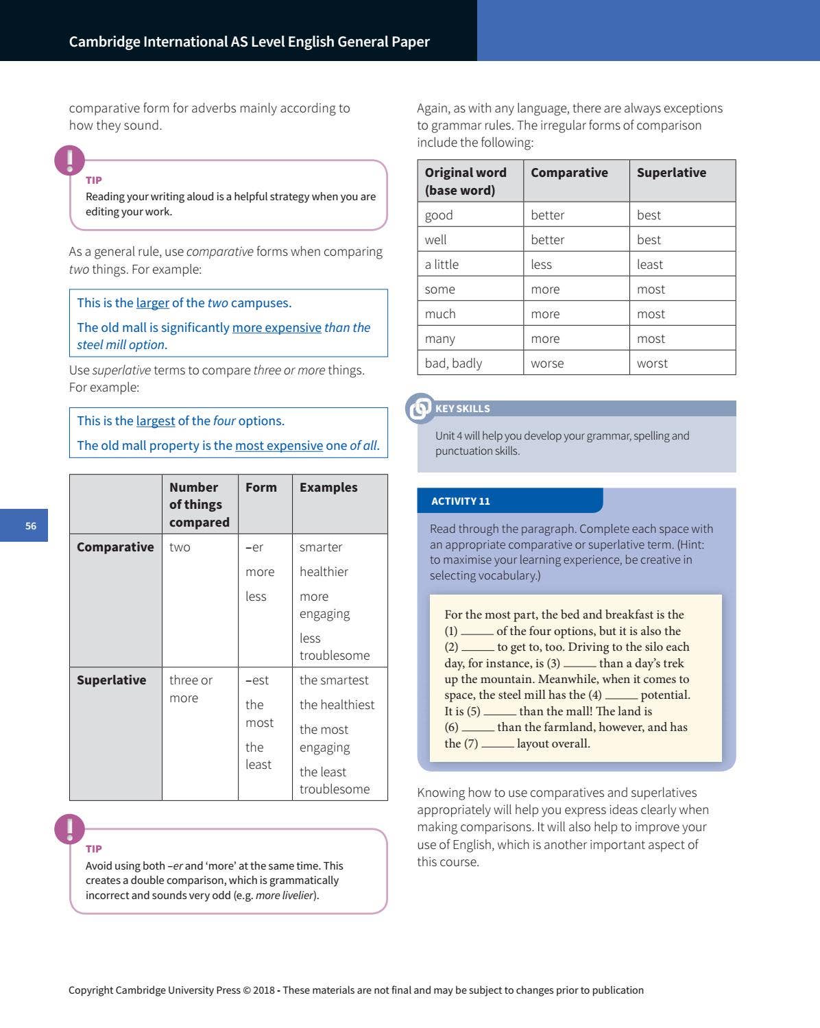 Cambridge International AS Level English General Paper Starter Pack by ...