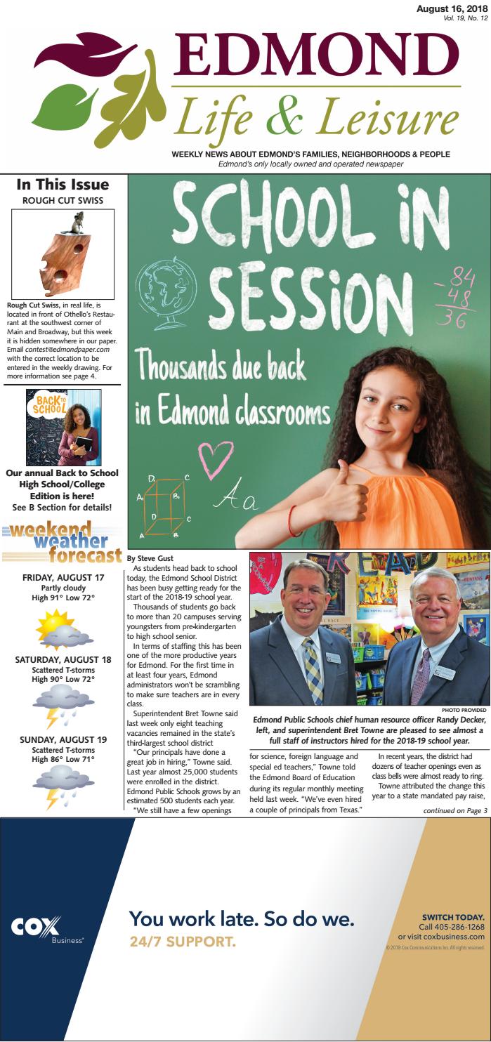 August 16, 2018 by Edmond Life and Leisure - Issuu