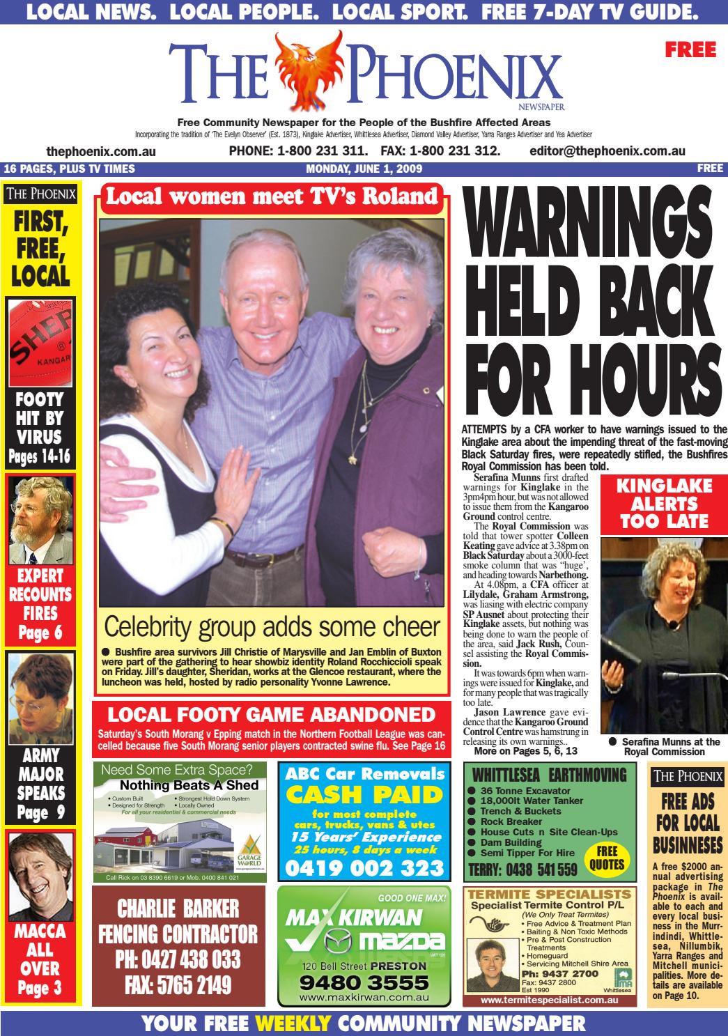 The Phoenix. June 1, 2009 by Ash Long - Issuu