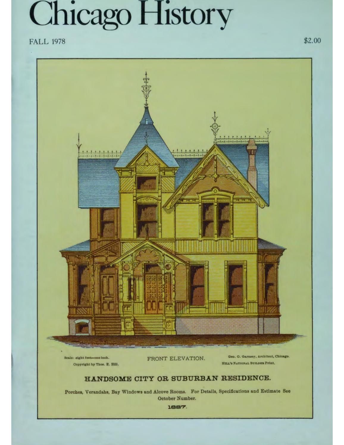 Chicago History | Fall 1978 by Chicago History Museum - Issuu