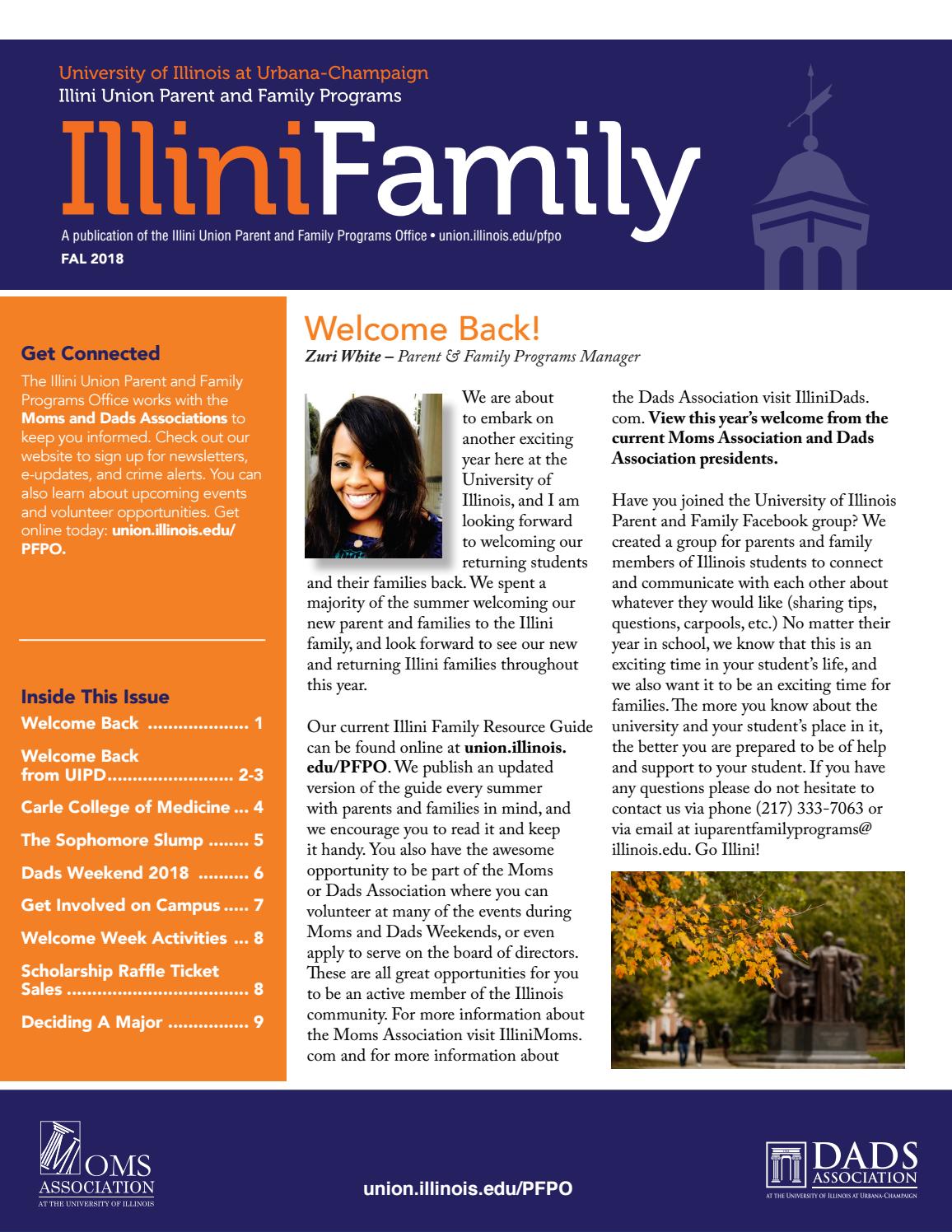 University of Illinois PFPO Continuing Student Fall Newsletter by ...