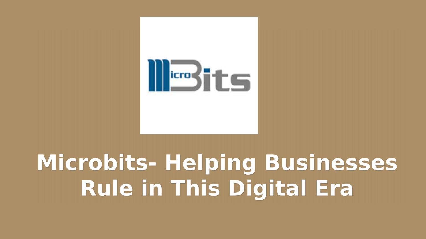 Microbits- Helping Businesses Rule in This Digital Era by Microbits - Issuu