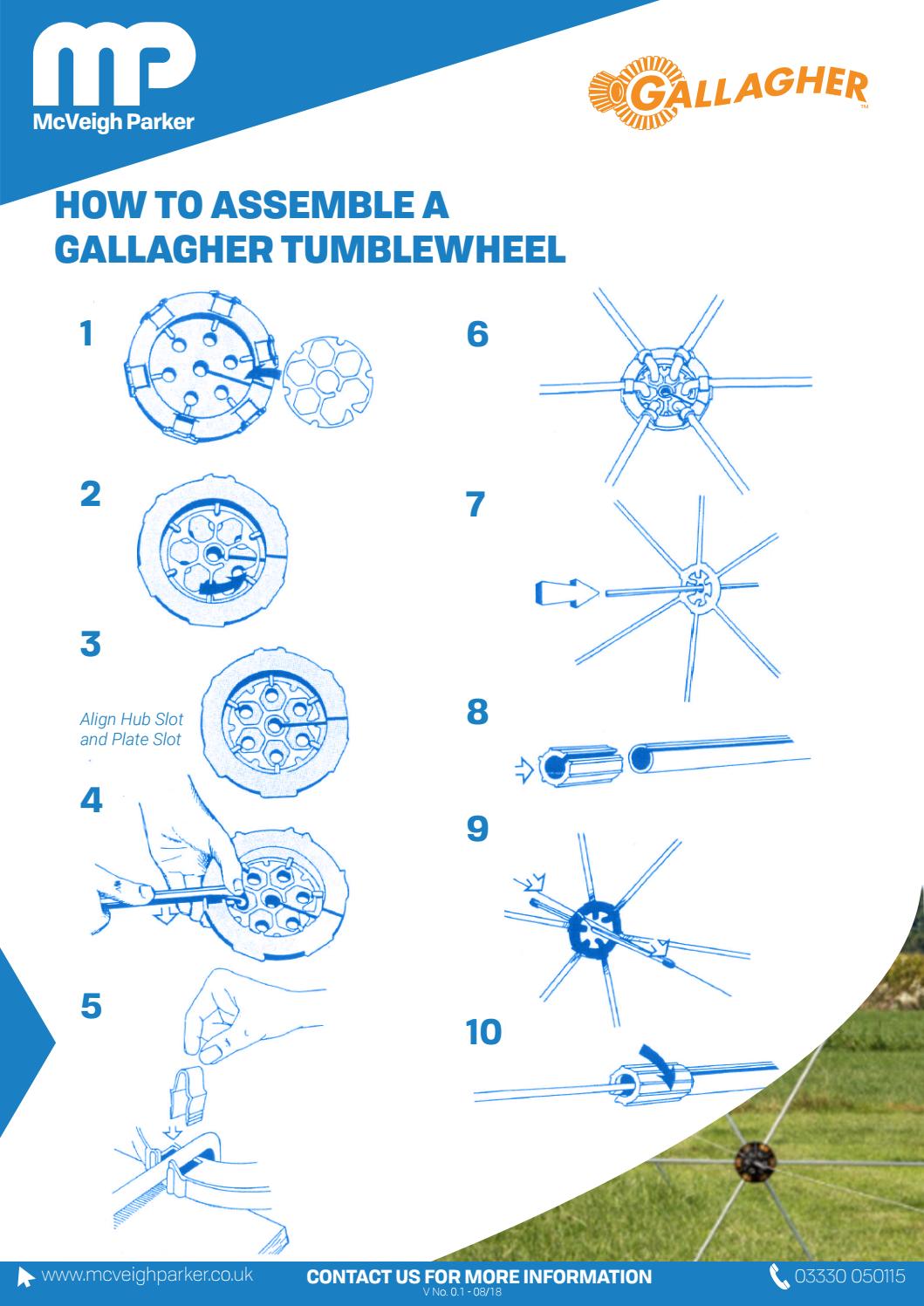How to assemble a Gallagher Tumblewheel by McVeigh Parker Farm ...