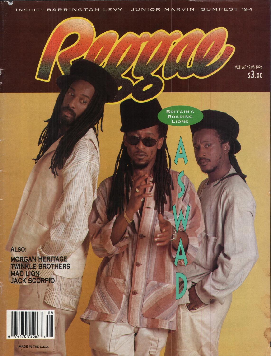 V12#08 1994 - Aswad by Reggae Report - Issuu