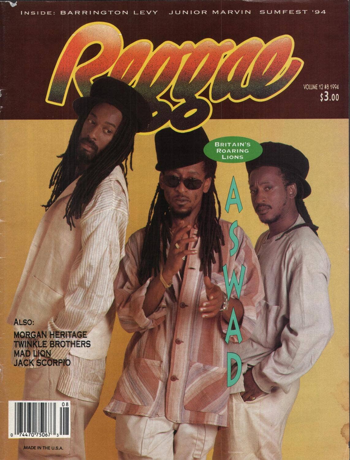 V12#08 1994 - Aswad by Reggae Report - Issuu