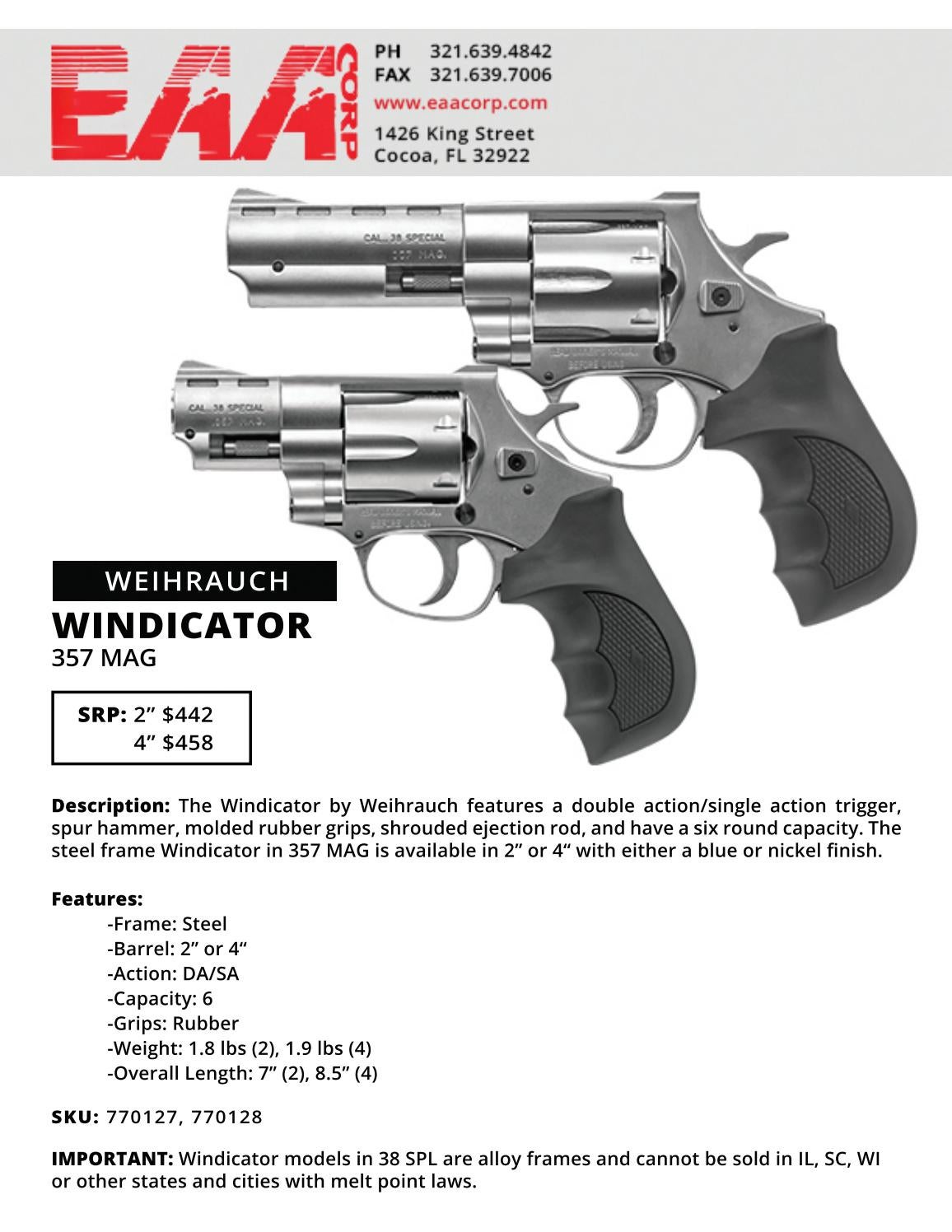 Windicator NI Sell Sheet by EAA Corp - Issuu