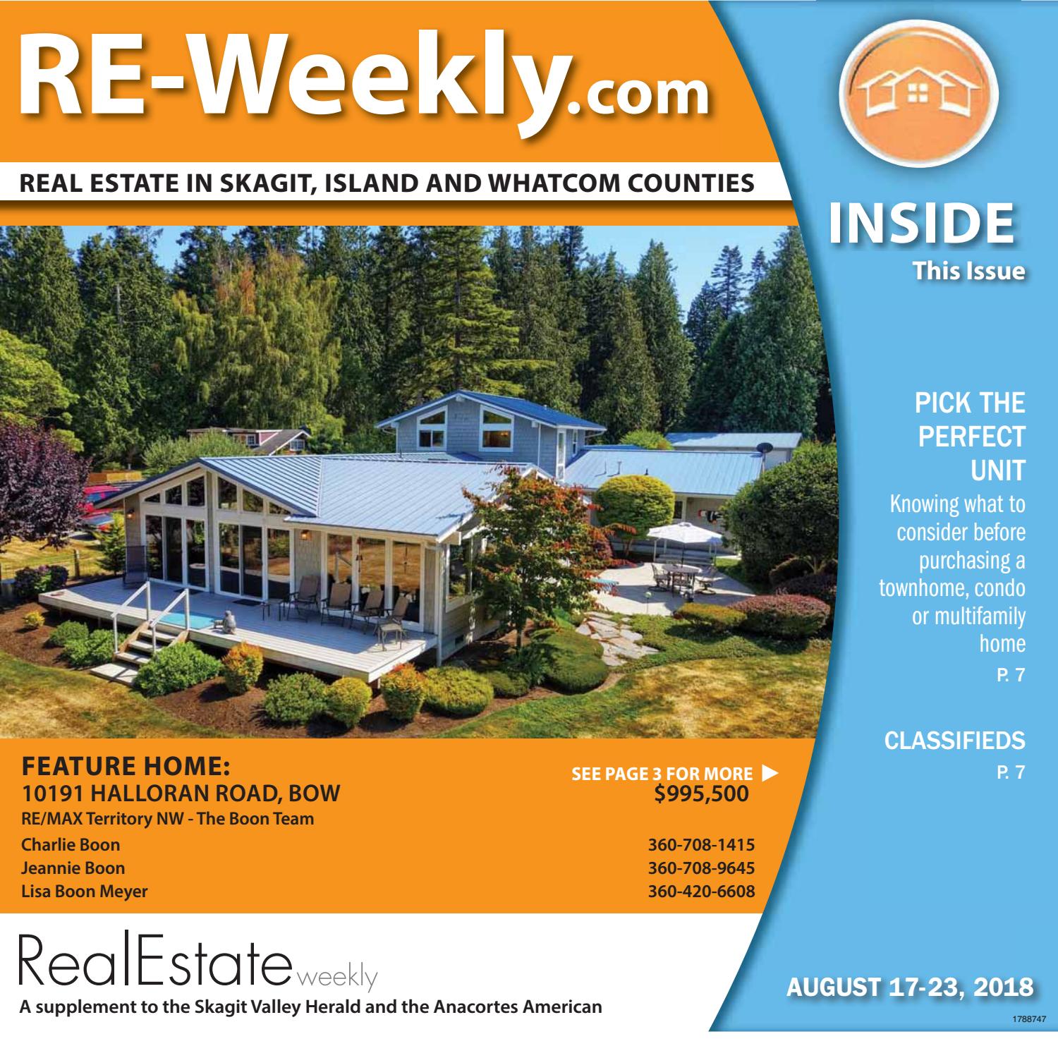 RE-Weekly 08/16/18 by Skagit Publishing - Issuu