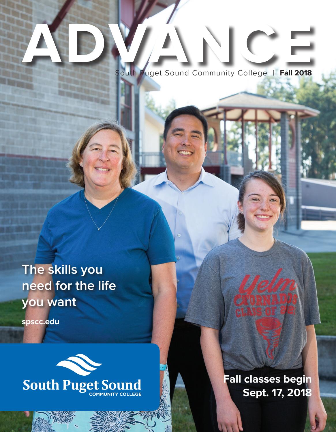 SPSCC Advance, Fall 2018 by South Puget Sound Community College - Issuu