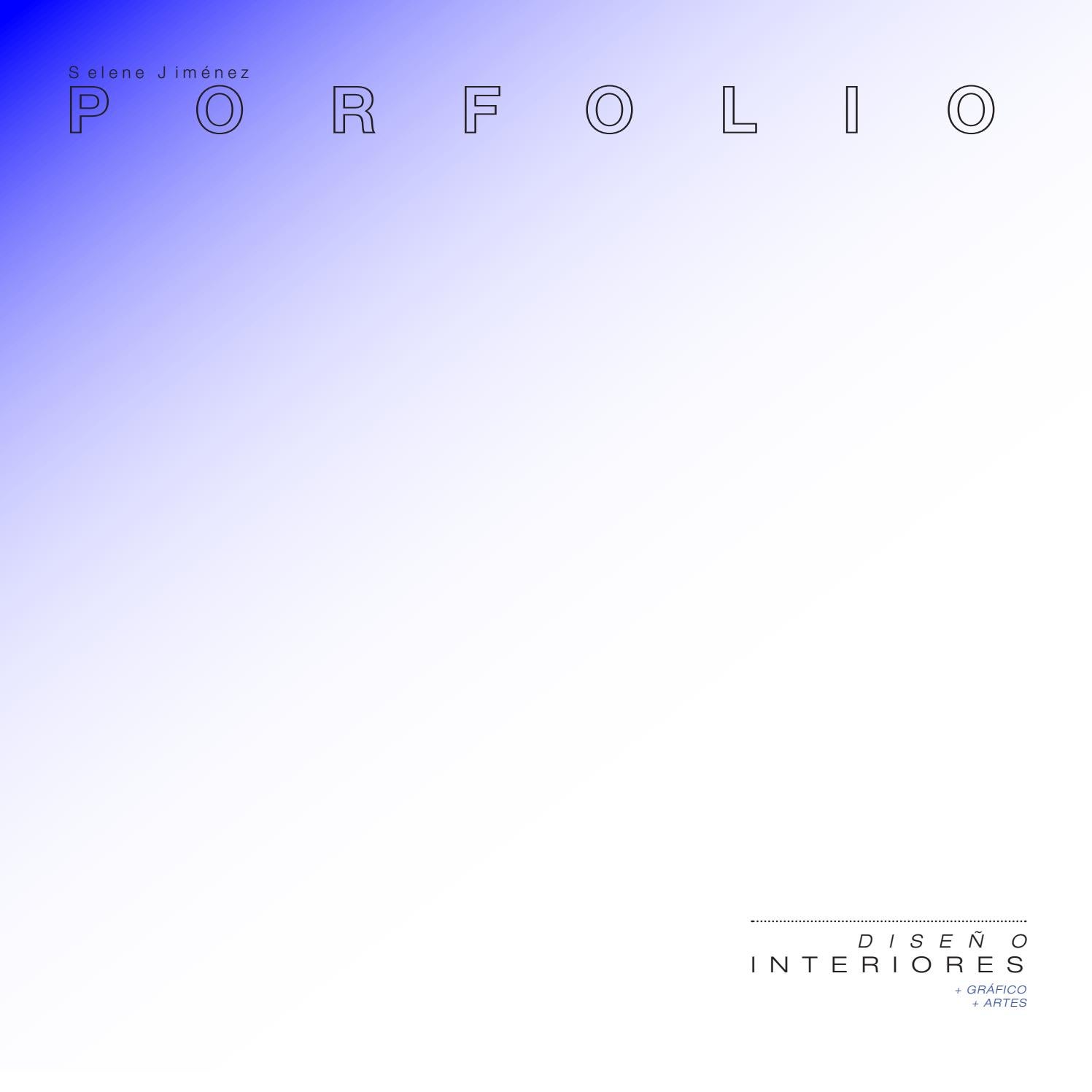 PORFOLIO Selene Jiménez by Selene Jiménez Salgado - Issuu