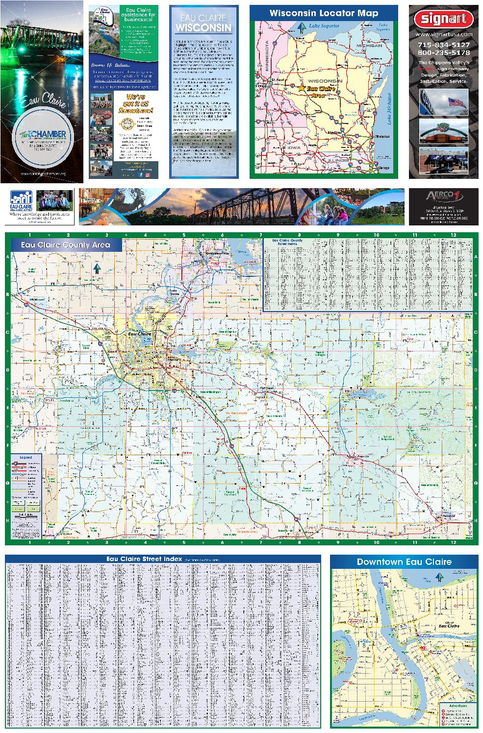 Eau Claire WI 2018 Map by Town Square Publications, LLC - Issuu