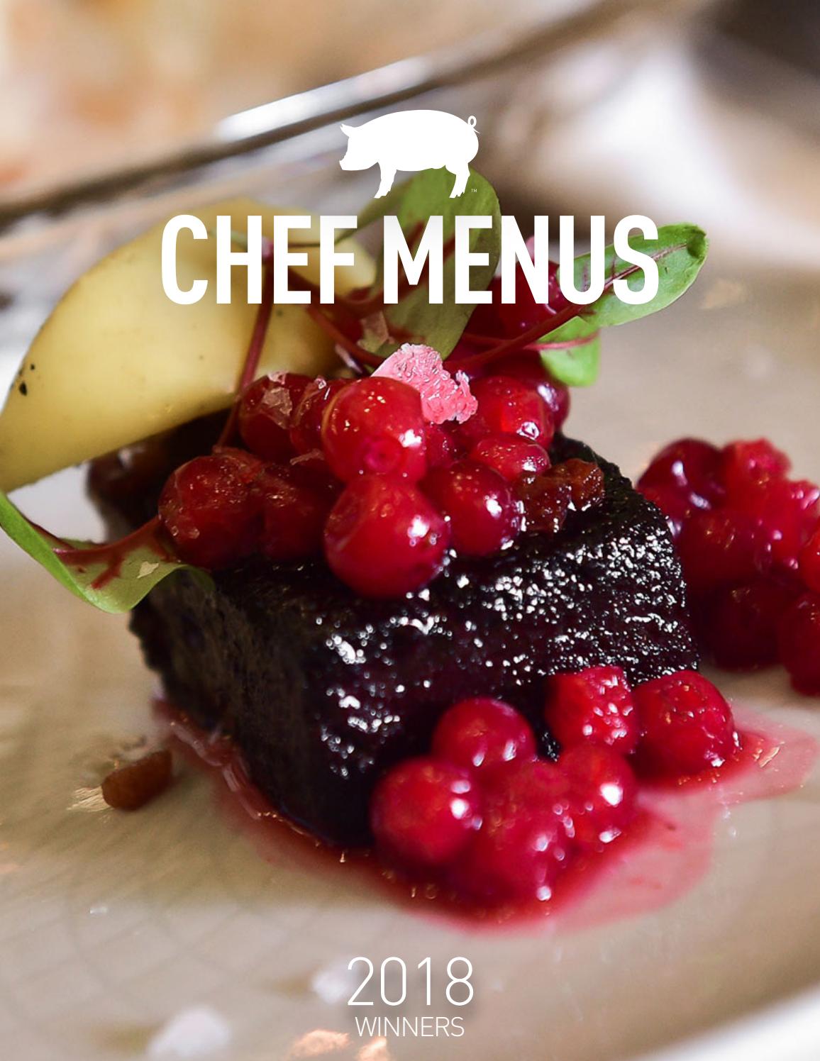 2018 COCHON555 WINNING CHEF MENUS by Taste Network - Issuu