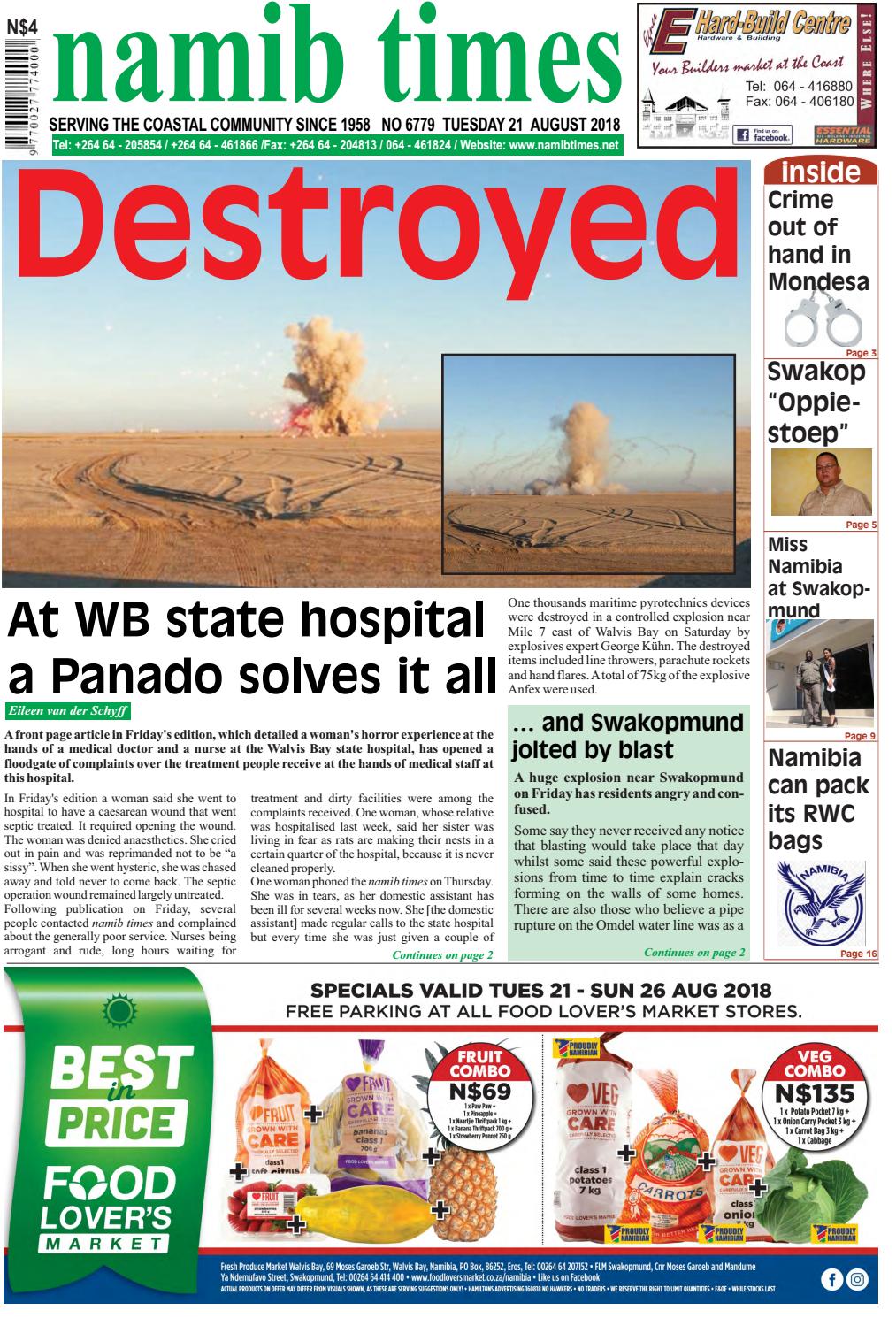 21 aug namib times e-edition by Namib Times Virtual - Issuu