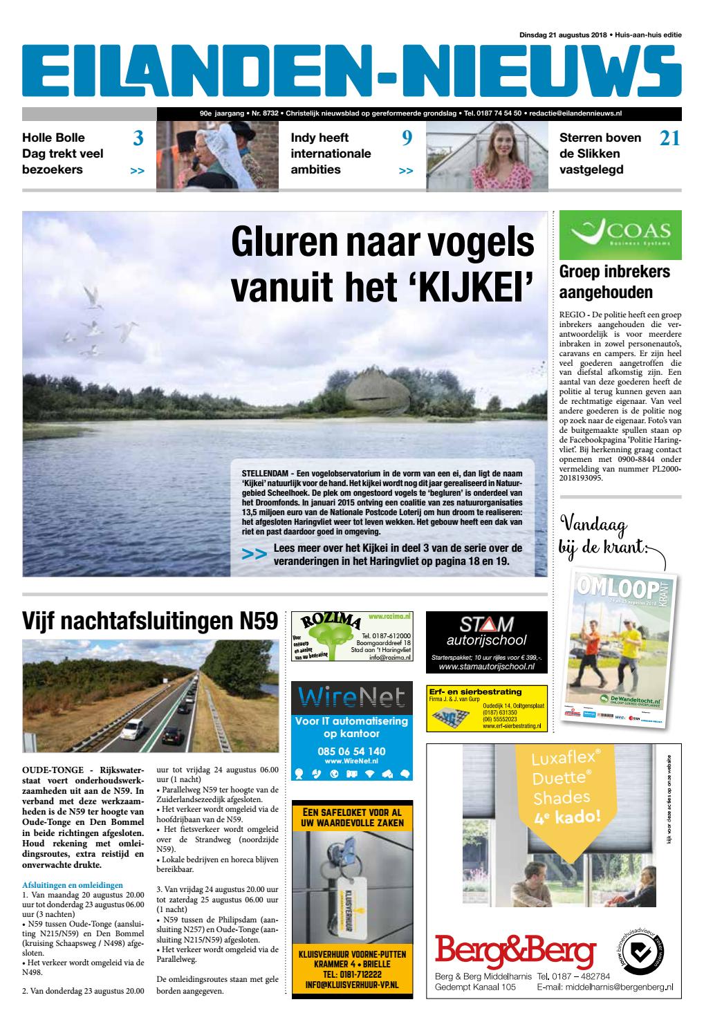 Eilanden-Nieuws 21 augustus 2018 by Eilanden-Nieuws - Issuu