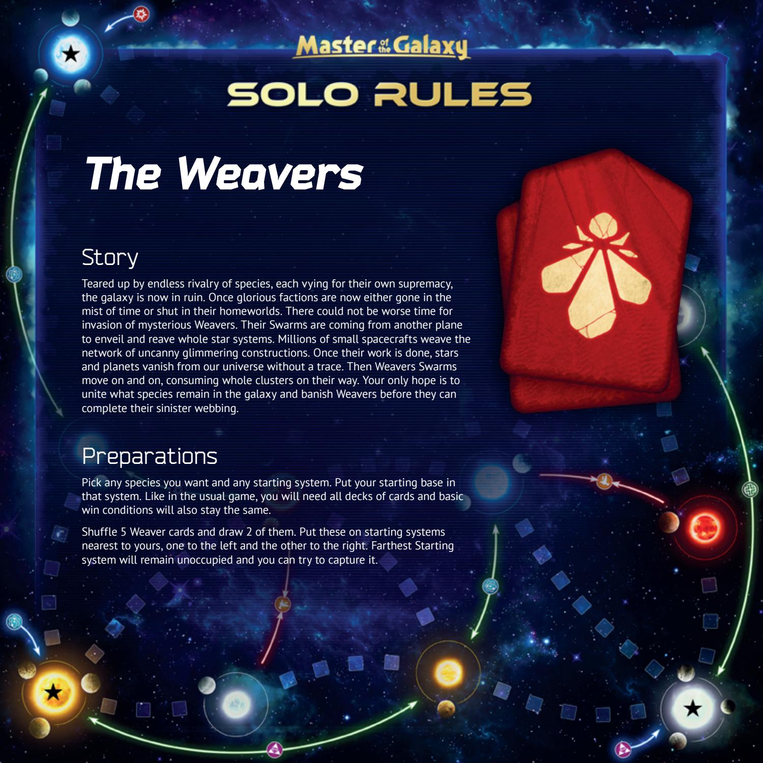 Master of the Galaxy (English Solo Rules) by Ares Games Srl - Issuu