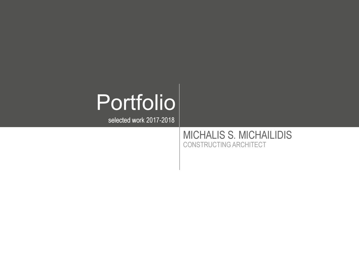 Portfolio Michalis Stefanos Michailidis by Michalis Stefanos ...