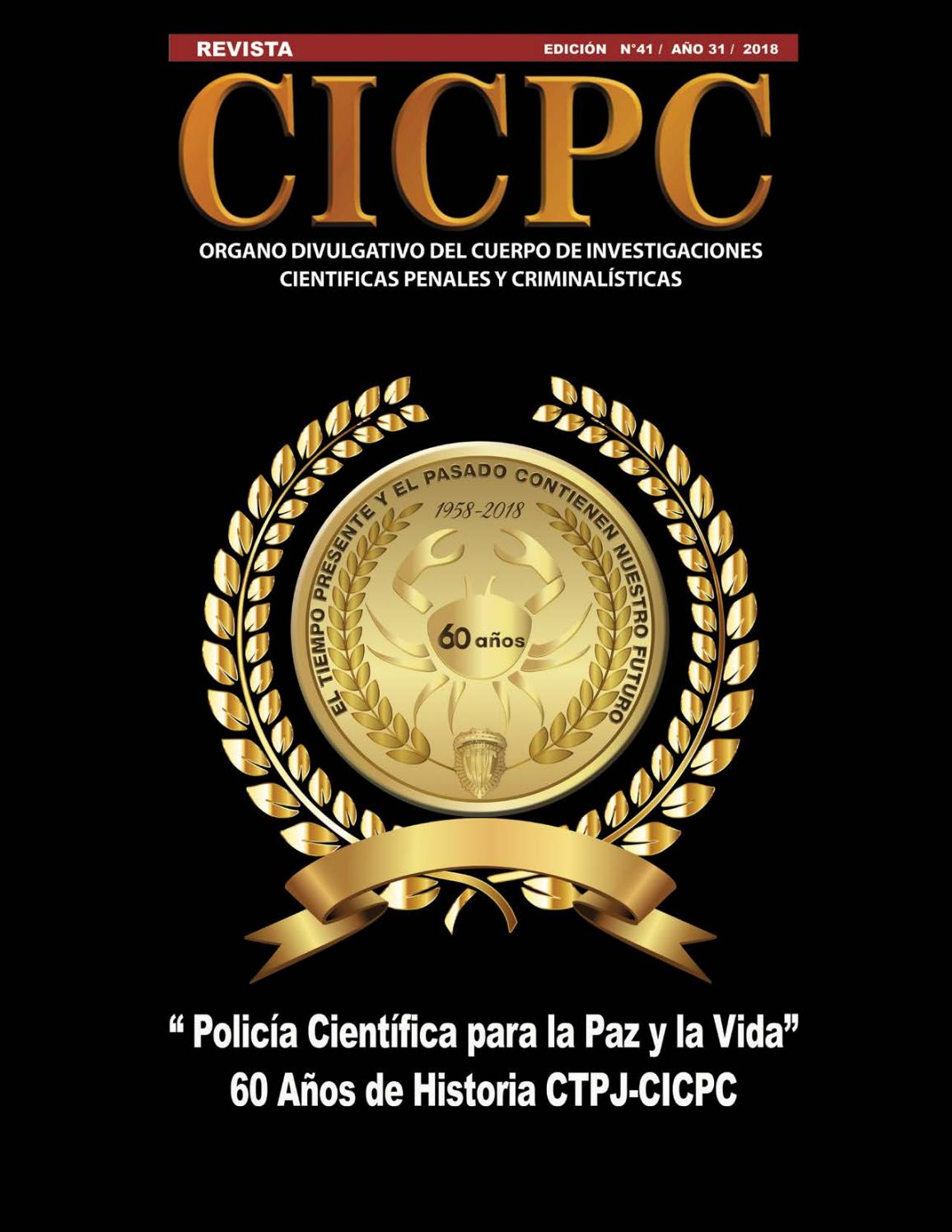REVISTA CICPC EDICION Nº 41 by REVISTA CICPC - Issuu