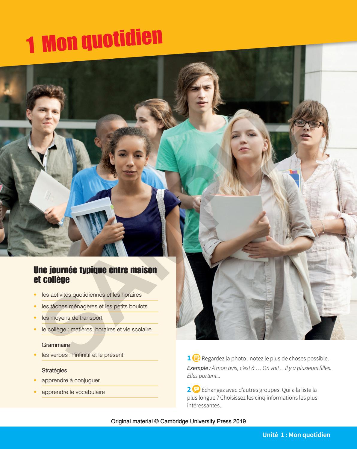 Cambridge IGCSE® and O Level French as a Foreign Language Coursebook by ...