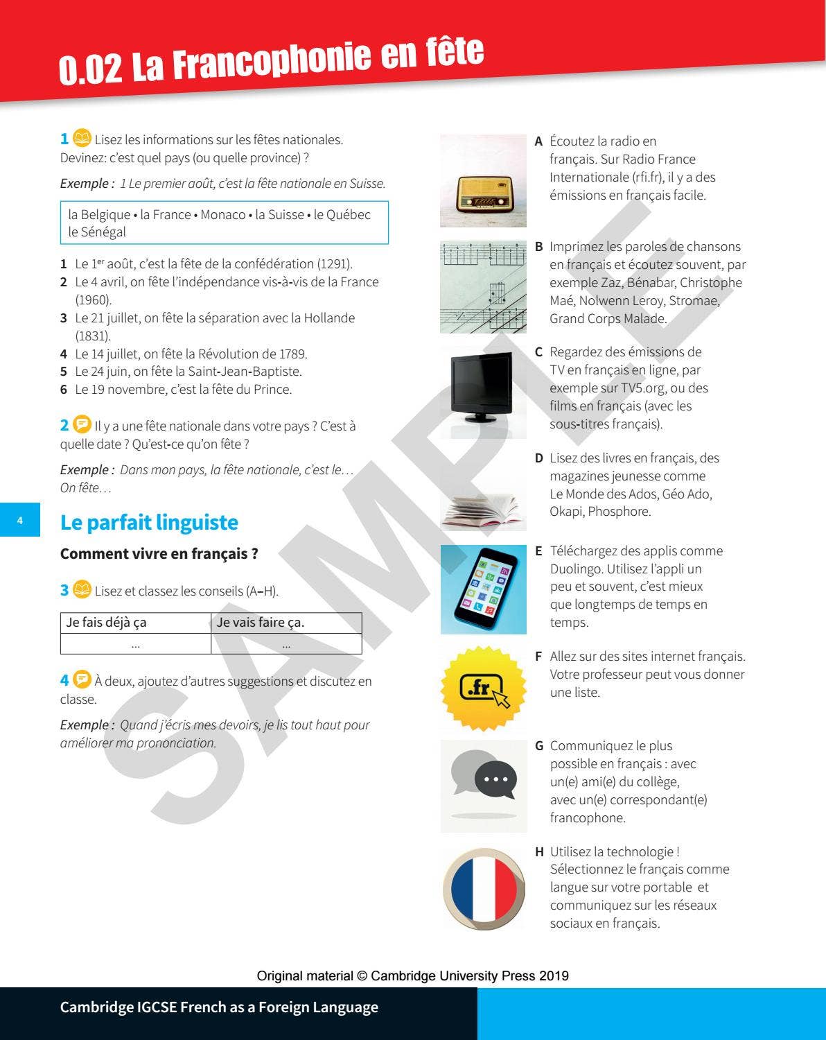 Cambridge IGCSE® and O Level French as a Foreign Language Coursebook by ...
