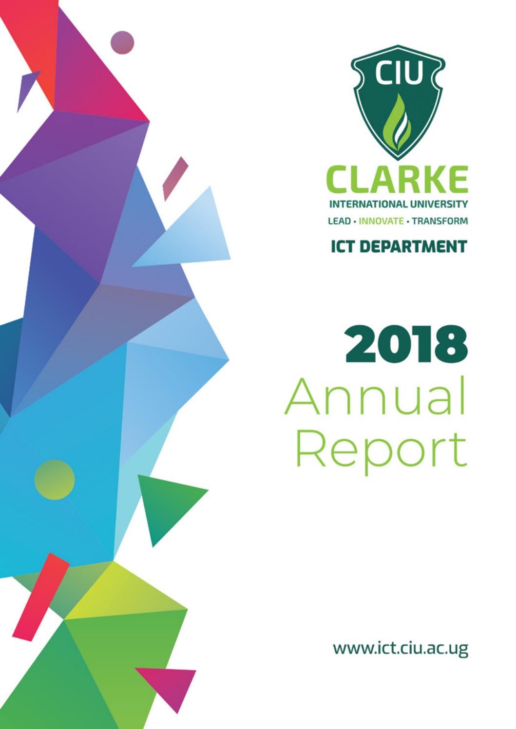 CIU ICT Annual Report 2017/18 by CIU Webmaster - Issuu