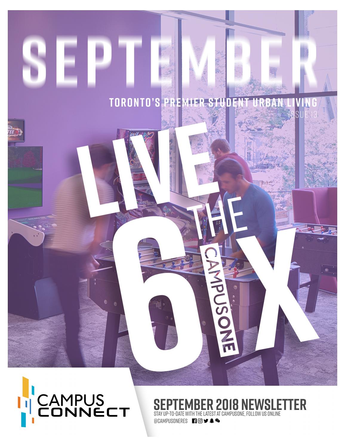 CampusOne - September 2018 Newsletter by Canadian Campus Communities ...