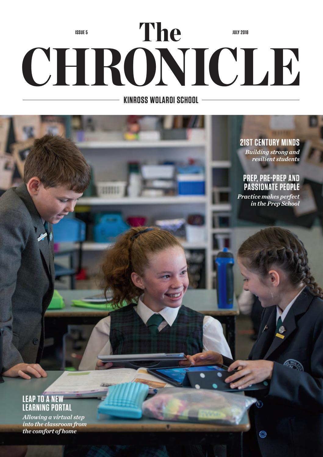 The Chronicle | Issue 5 | July 2018 by Kinross Wolaroi School - Issuu
