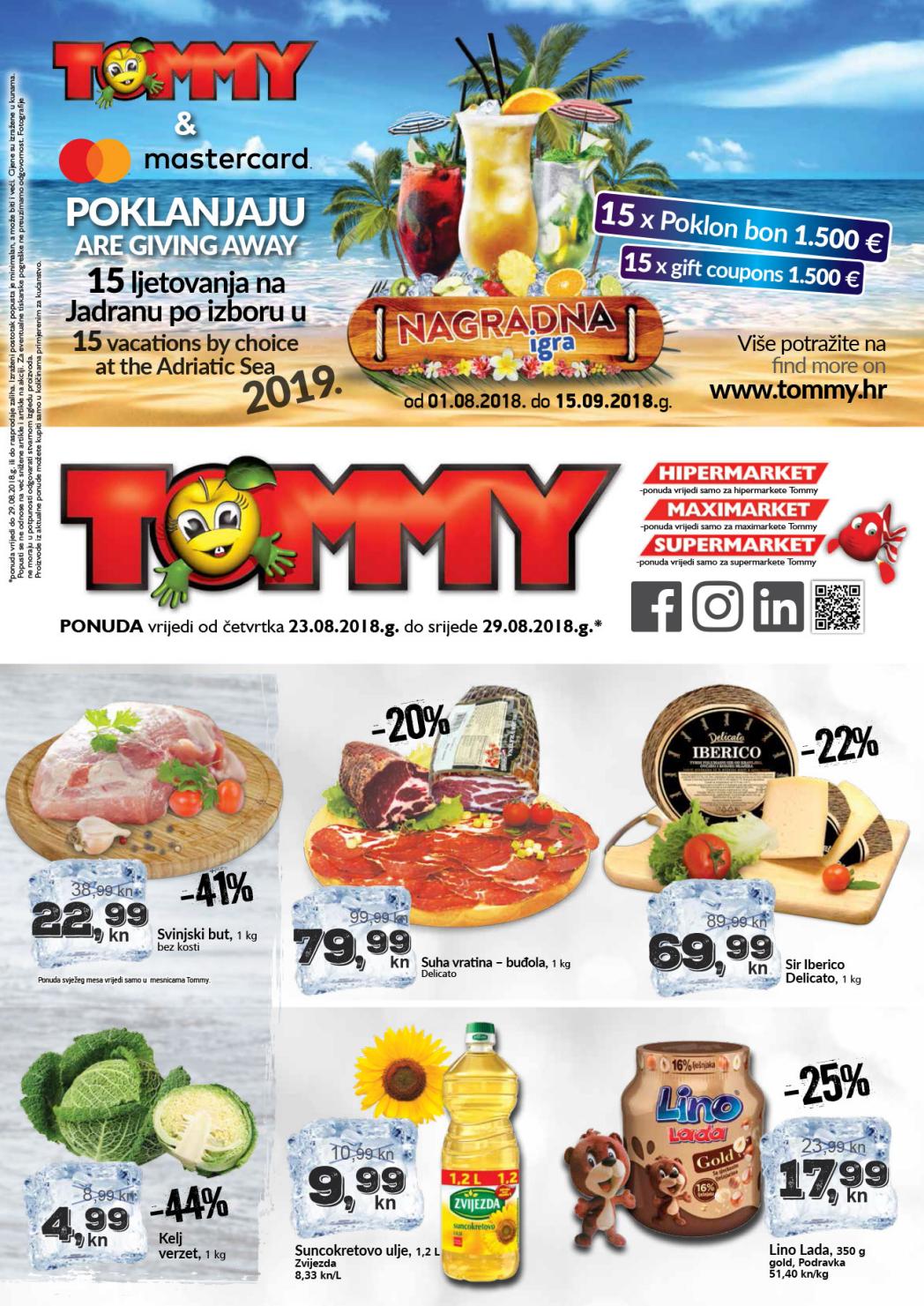 Tommy katalog supermarketa od 23.-29.08.2018. by Catalog.hr - Issuu