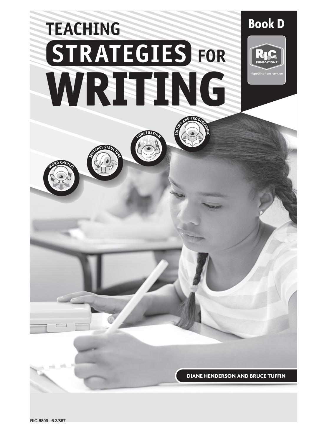 Teaching Strategies for Writing - Book D: Ages 9-10 (Year 4) by Teacher ...