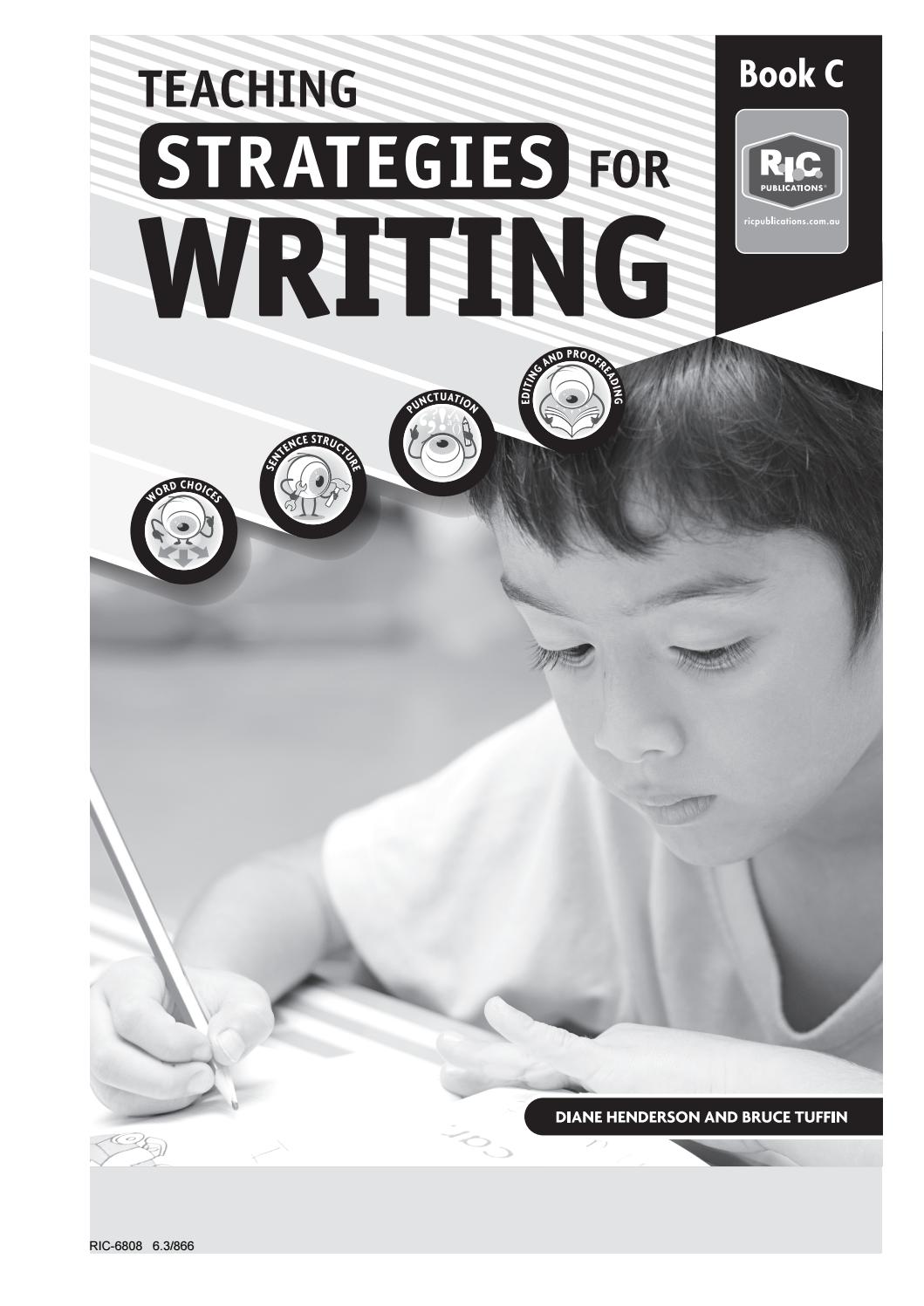 Teaching Strategies for Writing - Book C: Ages 8-9 (Year 3) by Teacher ...
