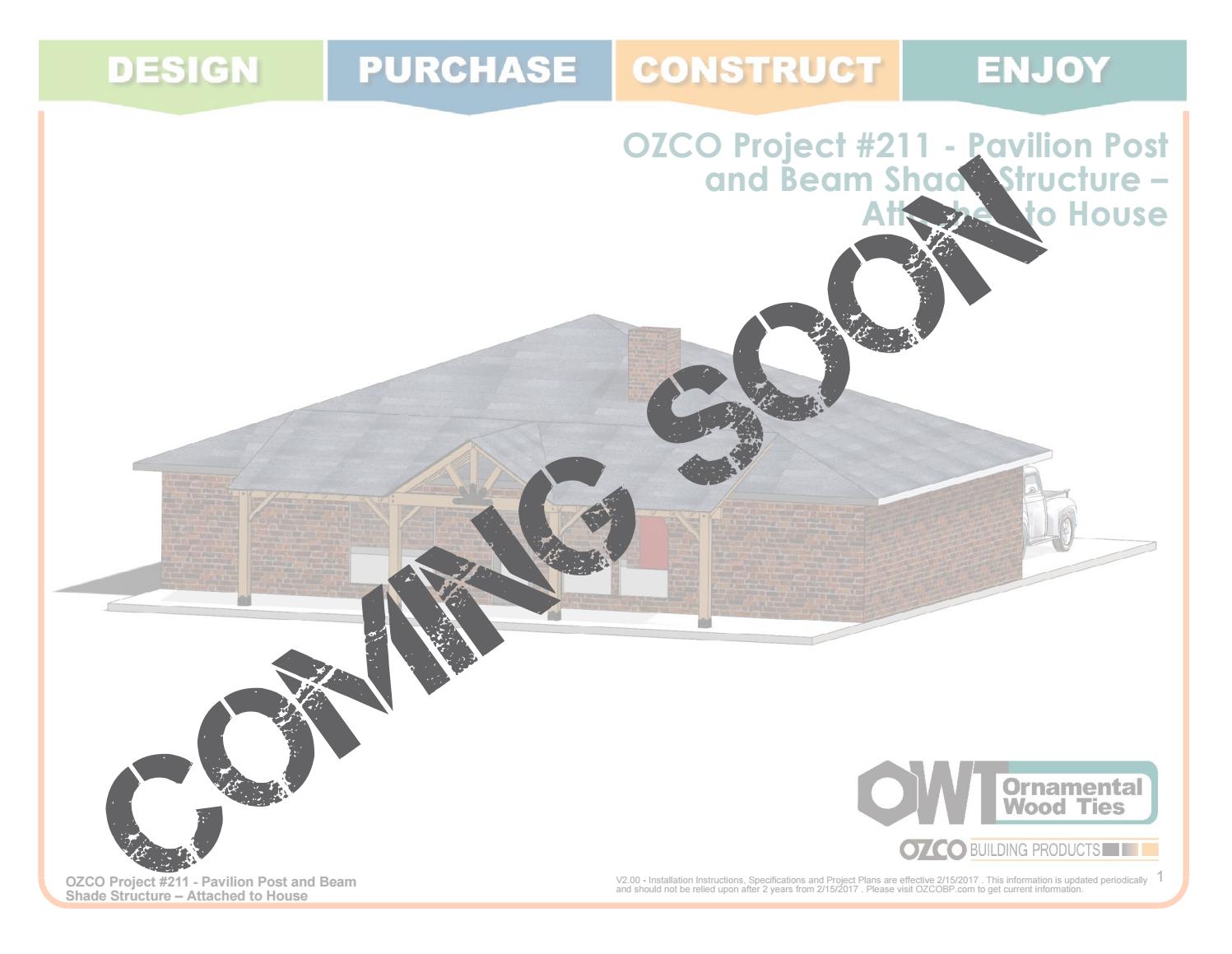 OZCO Project Pavilion Post and Beam Shade Structure Project #211 by ...