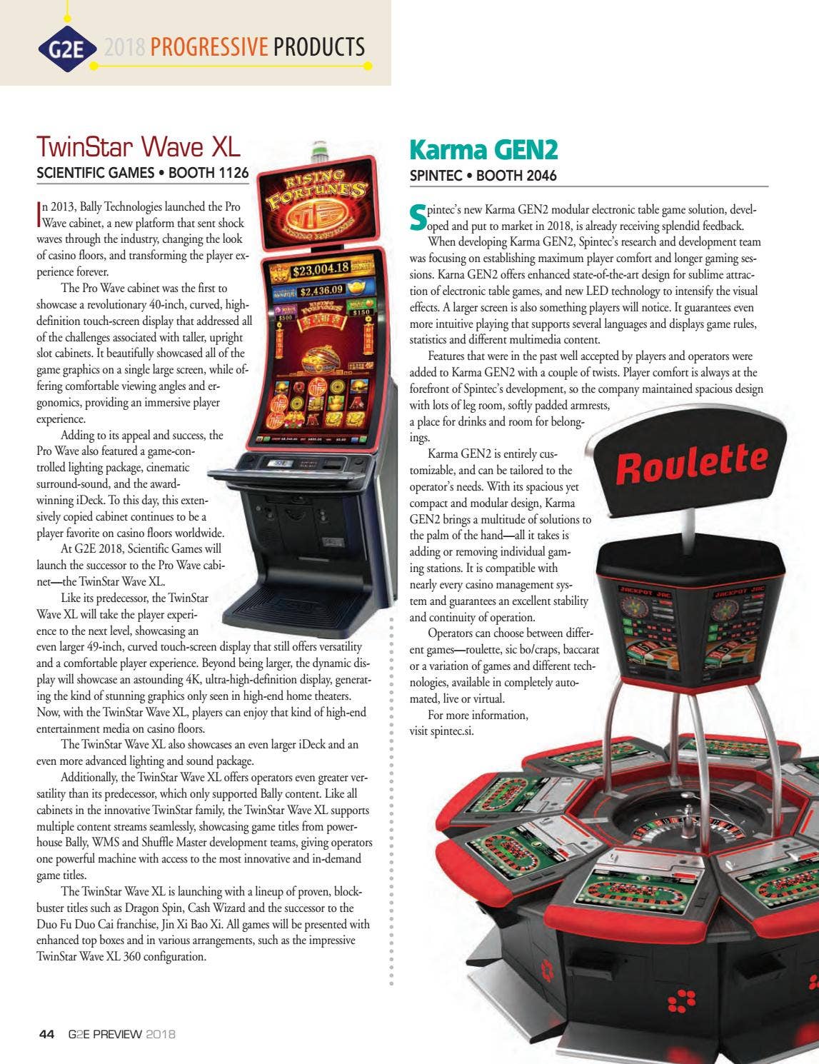 G2E Preview 2018 by Global Gaming Business - Issuu