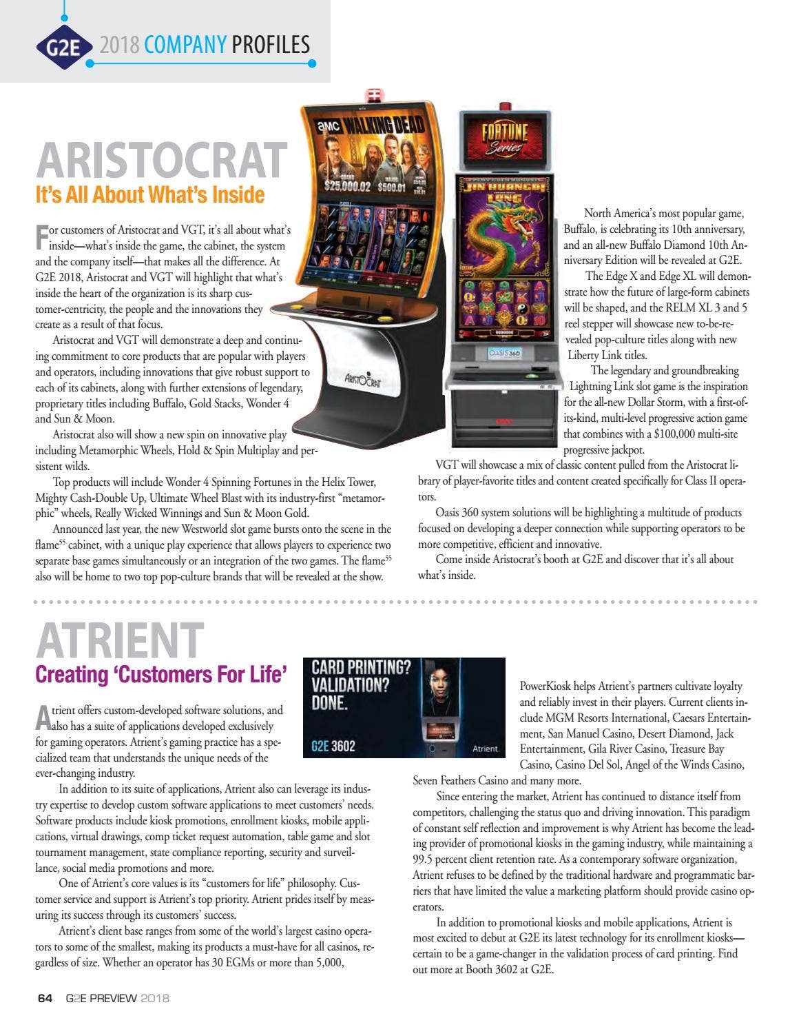 G2E Preview 2018 by Global Gaming Business - Issuu