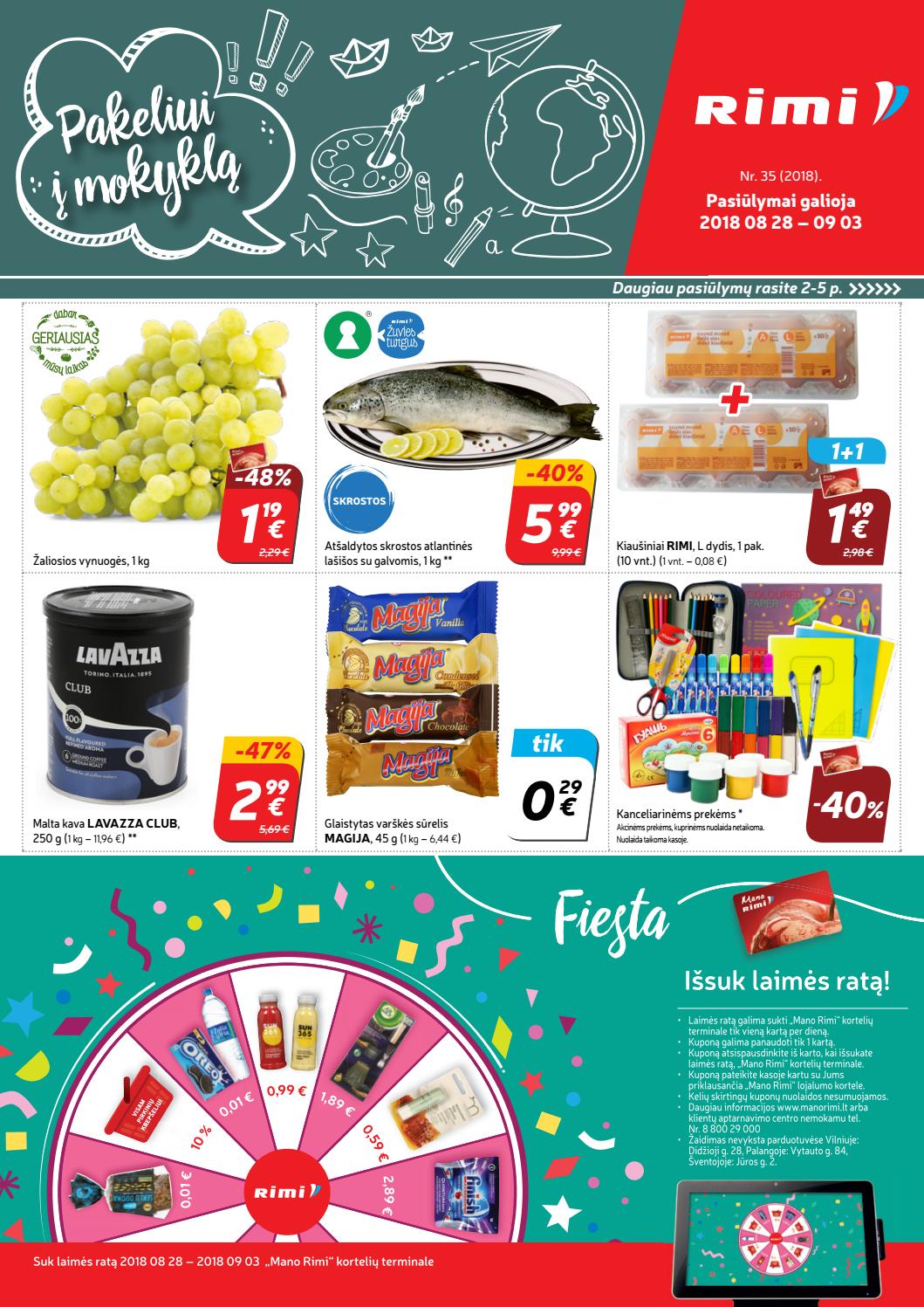 „Rimi“ savaitinis leidinys Nr. 35 (2018) by Rimi - Issuu