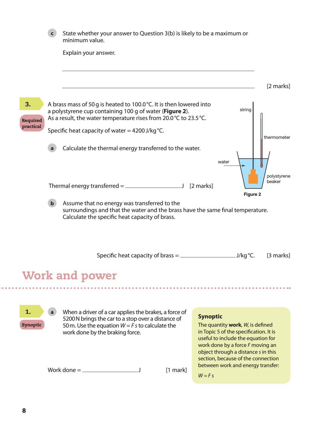 AQA GCSE (9-1) Physics Grade 8-9 Booster Workbook by Collins - Issuu