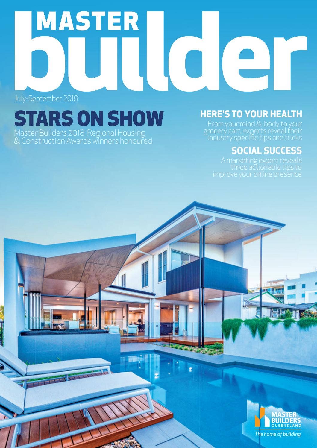 Master Builder magazine – July - September 2018 by Master Builders ...