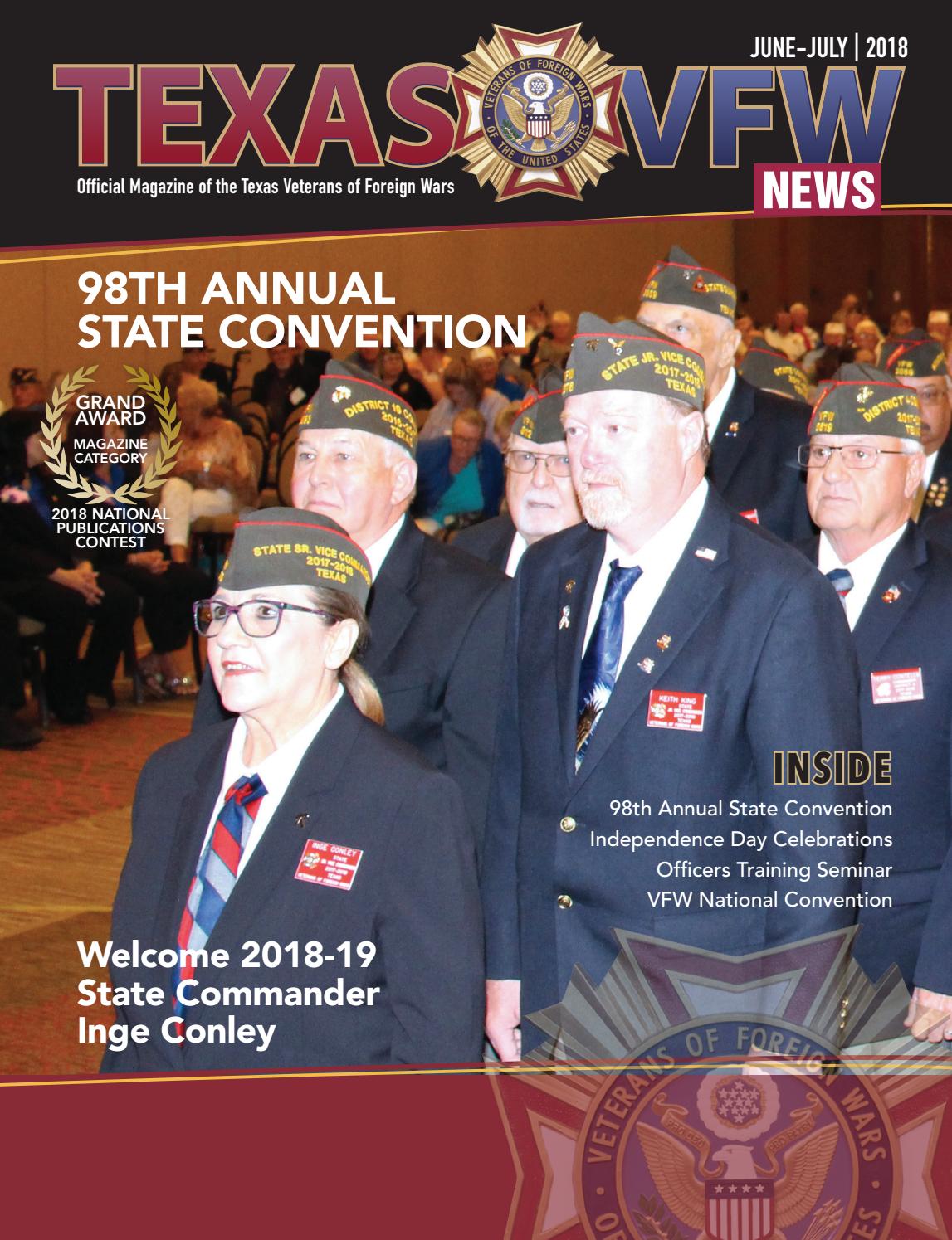 2018 Texas VFW News | June/July by Texas VFW - Issuu