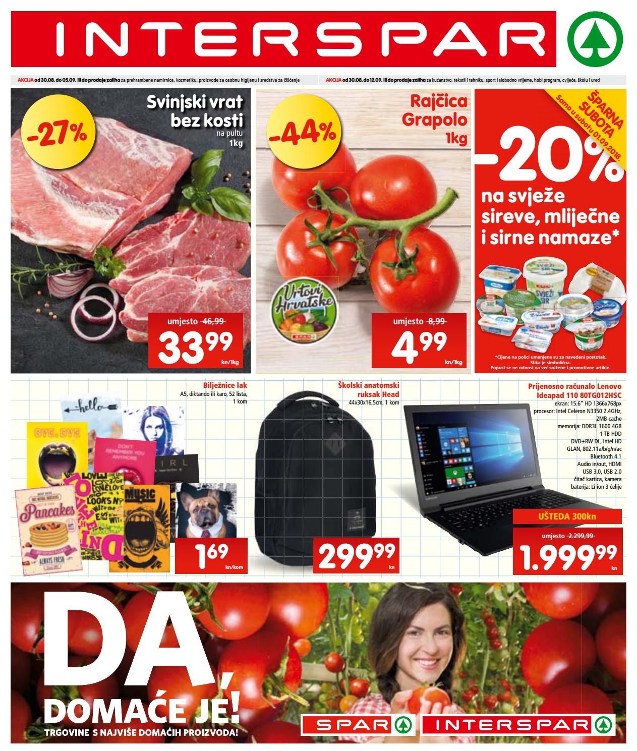 Interspar katalog supermarketa od 30.08.-12.09.2018. by Catalog.hr - Issuu