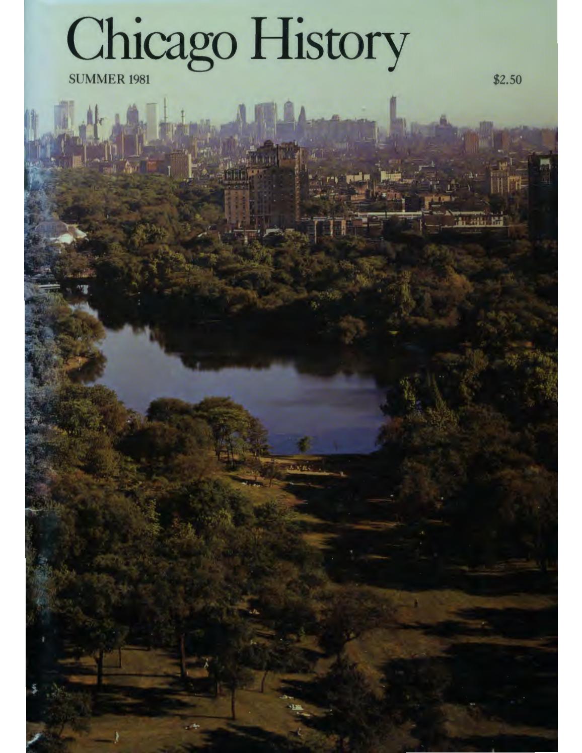 Chicago History | Summer 1981 by Chicago History Museum - Issuu