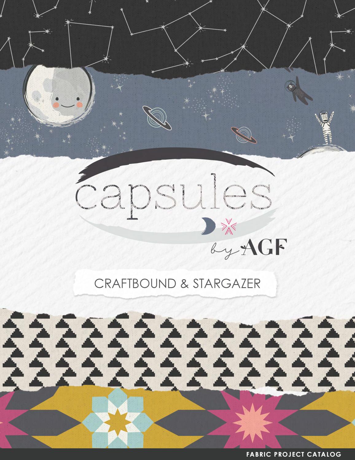 Capsules: Craftbound & Stargazer, by AGF Studio by Art Gallery Fabrics ...