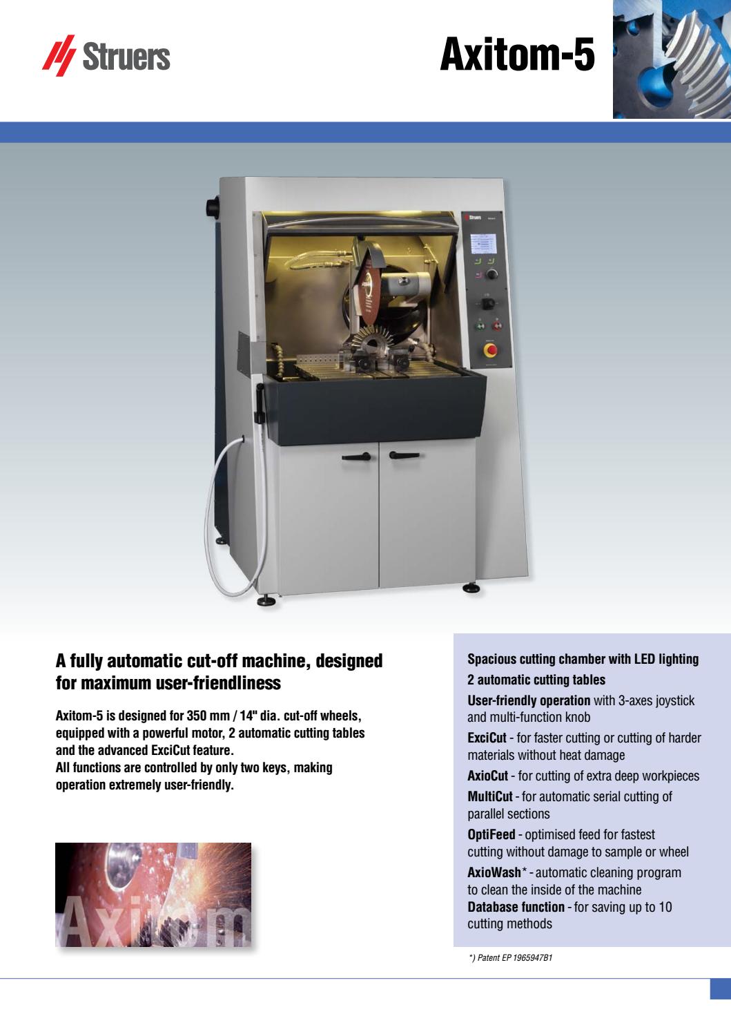 Advanced Fully Automatic Cut-off Machine by Struers - Aimil.com by ...