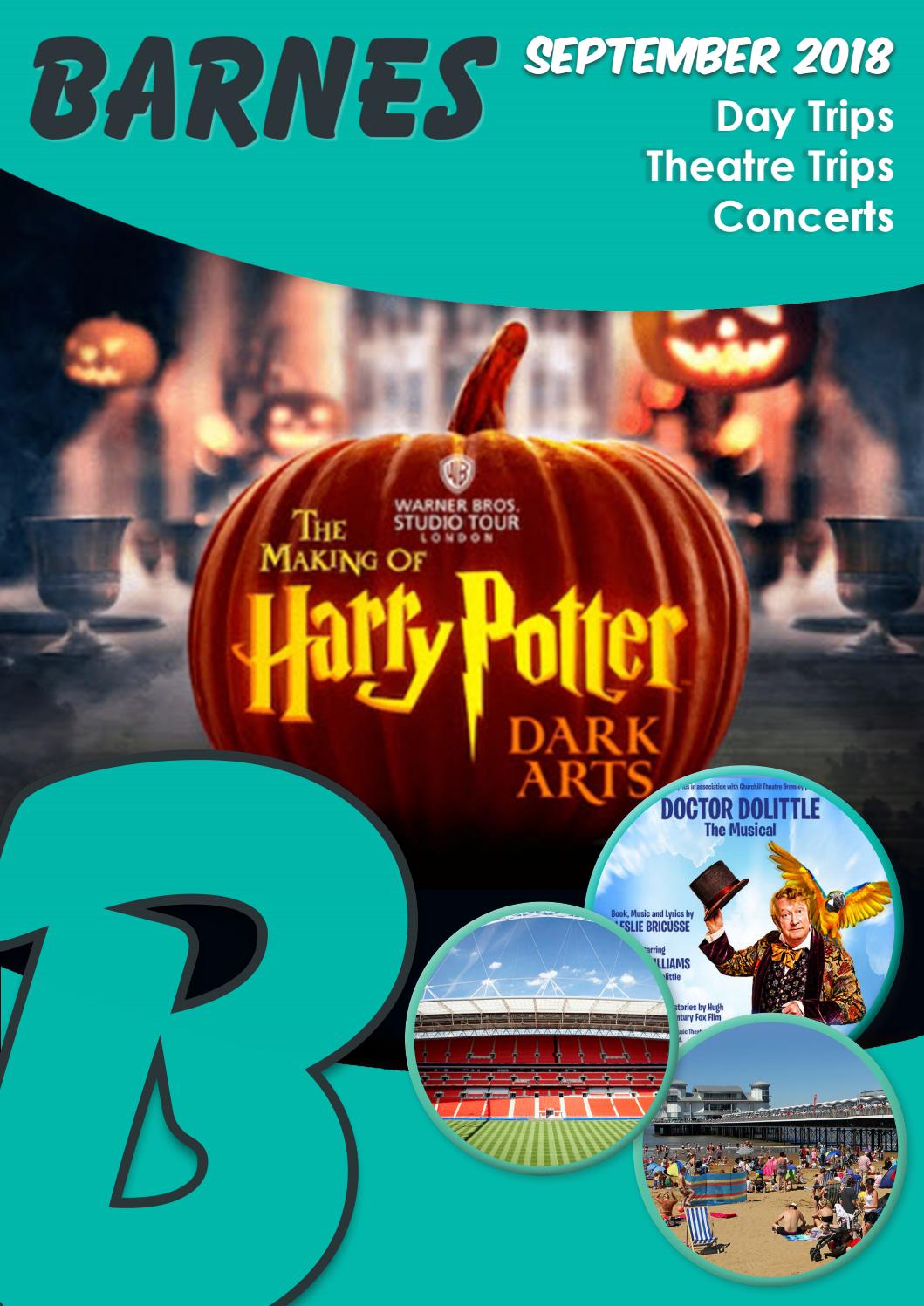 September Day Trip Brochure 2018 by Barnes Coaches - Issuu