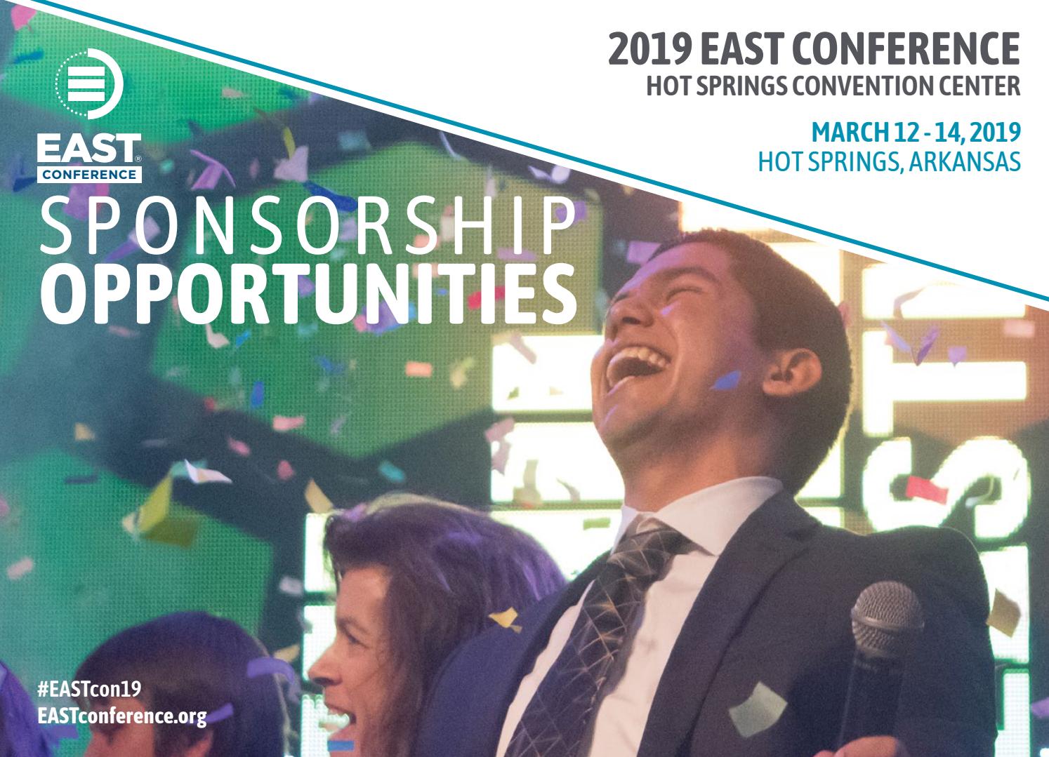 2019 Conference Sponsorship Opportunities by EAST Initiative - Issuu