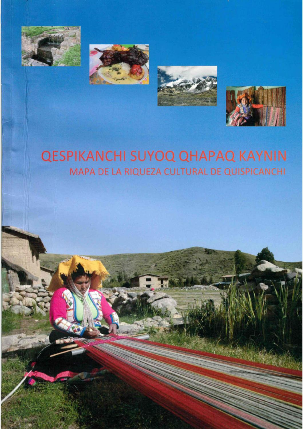 Mapa de la riqueza cultural de Quispicanchi - Informe by Calandria Perú ...