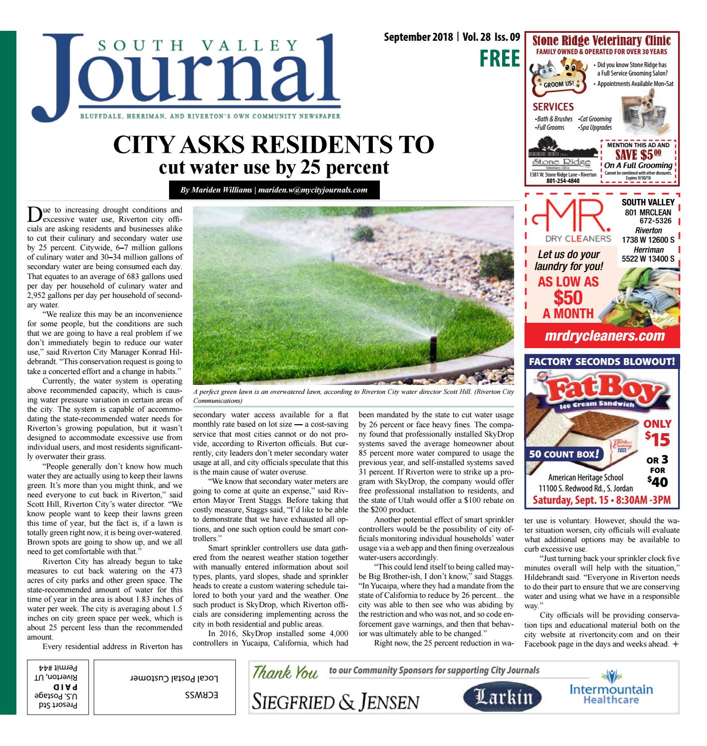 South Valley City Journal September 2018 by The City Journals - Issuu