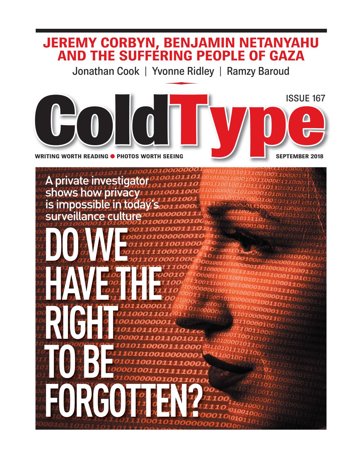 ColdType Issue 167 / September 2018 by ColdType - Issuu