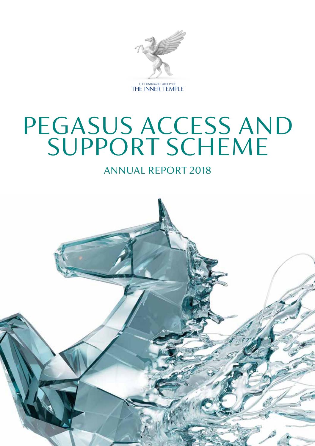 Inner Temple Pegasus Access and Support Scheme Annual Report 2018 by The Inner Temple - Issuu