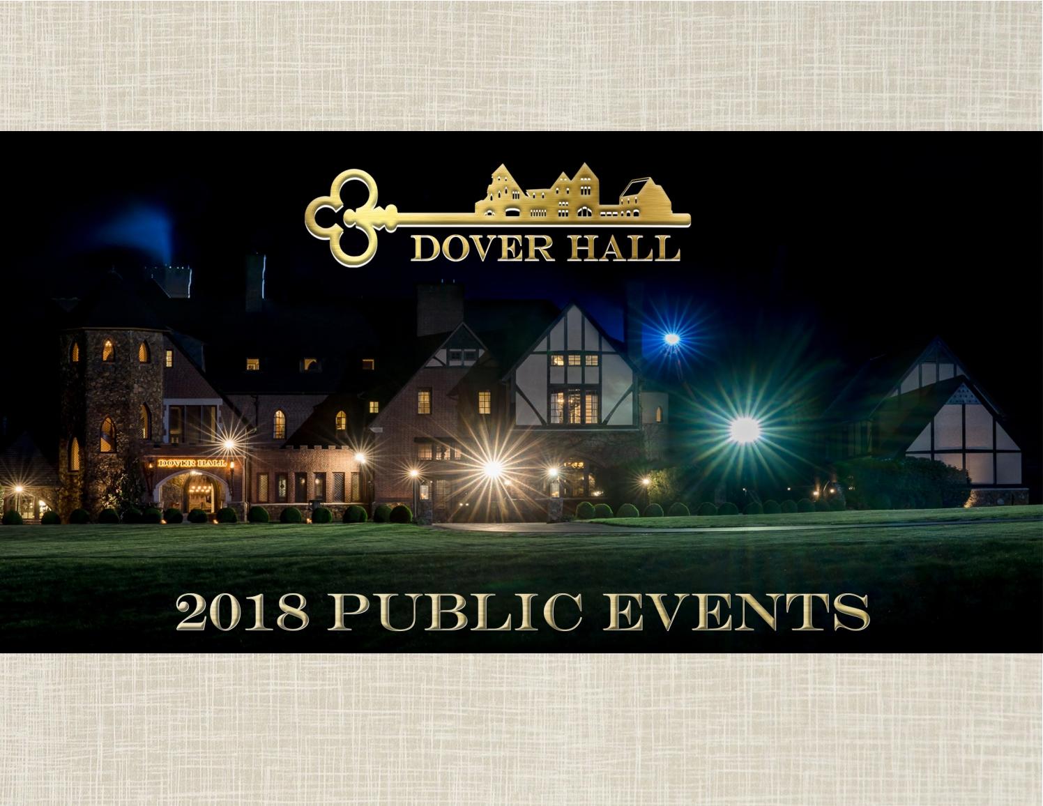 2018 Public Events by Dover Hall - Issuu