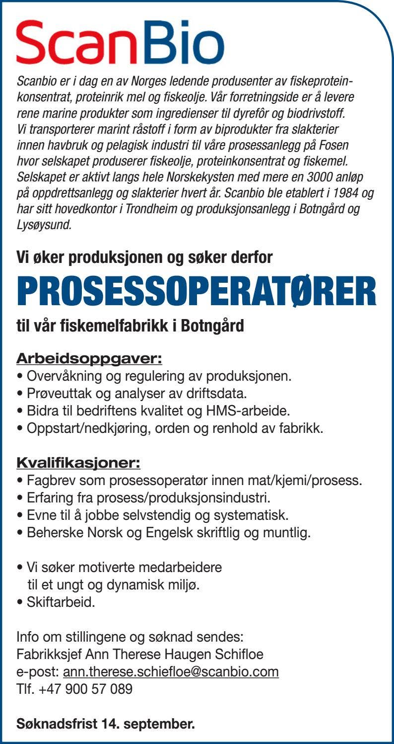 scanbio stillingsannonse by Adresseavisen - Issuu