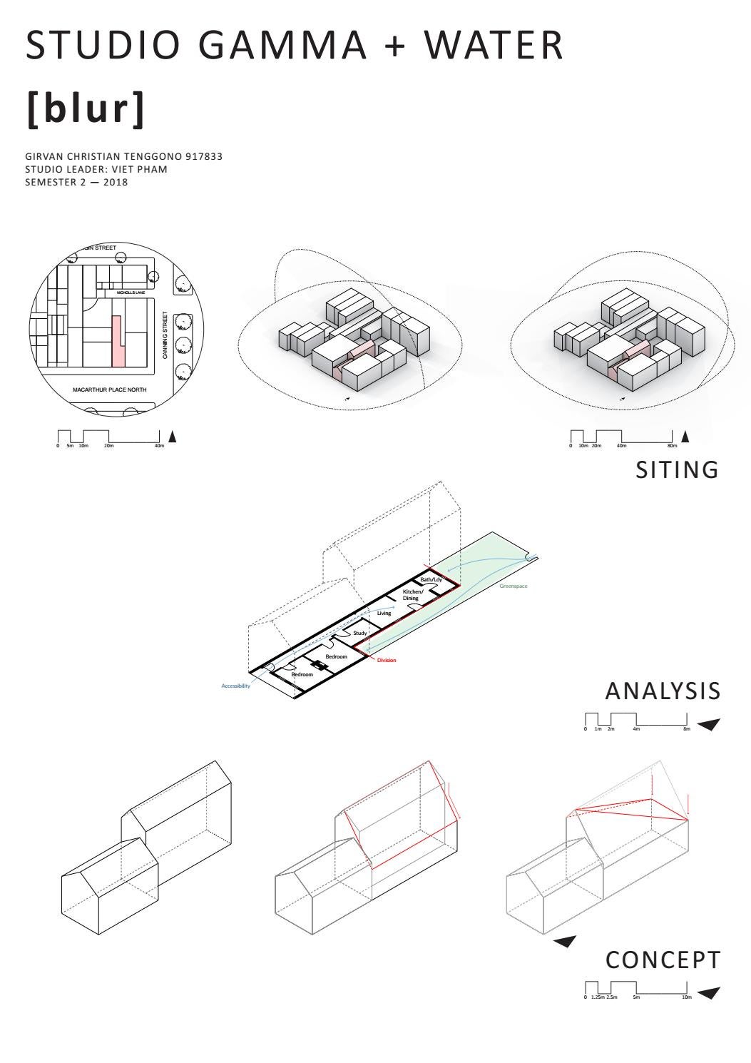 ARCH20002 Design Studio Gamma Design Project 1: Living House by Girvan ...