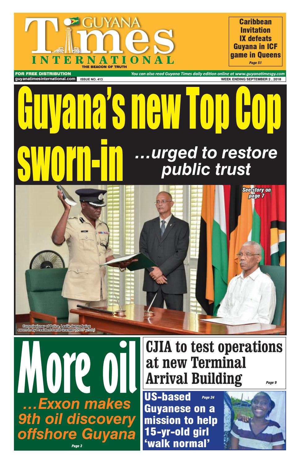 Guyana Times International August 31 2018 by Gytimes - Issuu